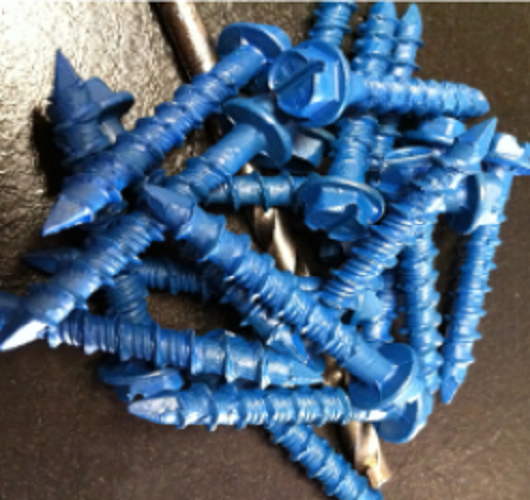 Tapcon Masonry Screw Blue Hex Head American Made – Direct Metals
