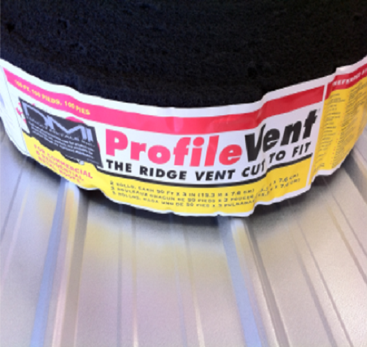 ProfileVent Profile Specific Ridge Vent Rolls – Direct Metals
