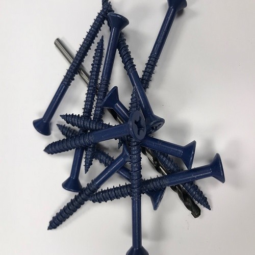 Blue Concrete Screw Hex Head HWH for Masonry – Direct Metals